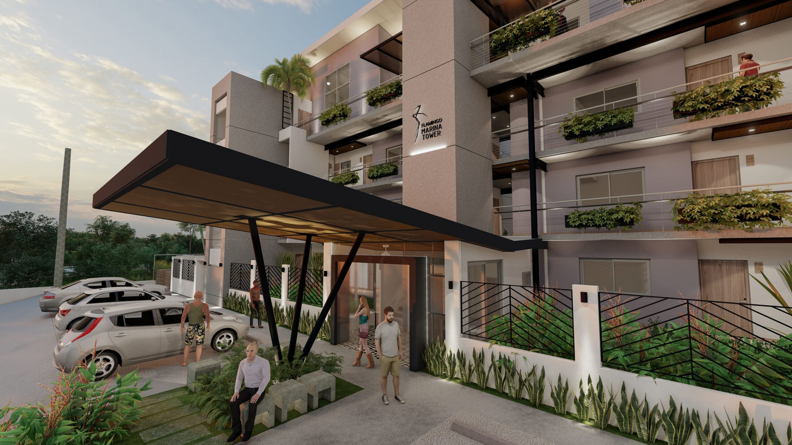 Flamingo Marina Tower 101 Condo Located in Playa Flamingo